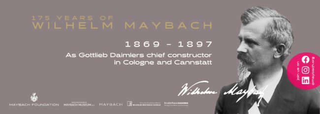 We're celebrating 175 Years Wilhelm Maybach! - The Wilhelm & Karl ...