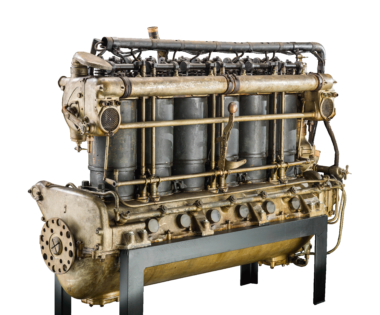 The testing of the Mb IVa engine in the Alps at an altitude of 1,840 ...